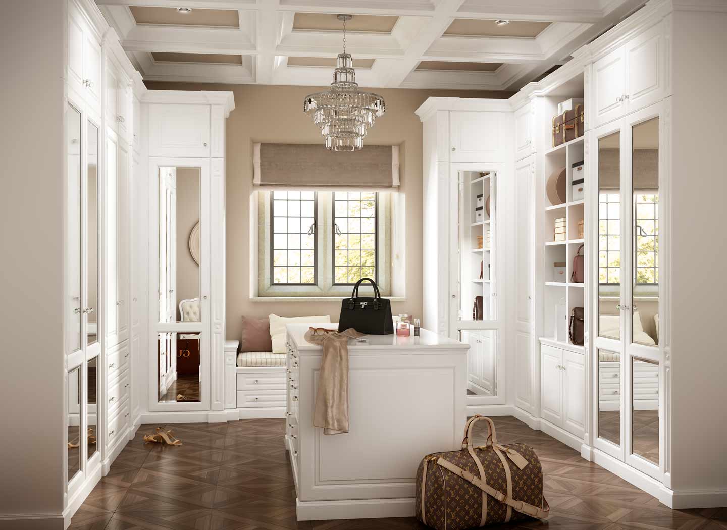 Traditional Handcrafted Fitted Dressing Rooms | Strachan
